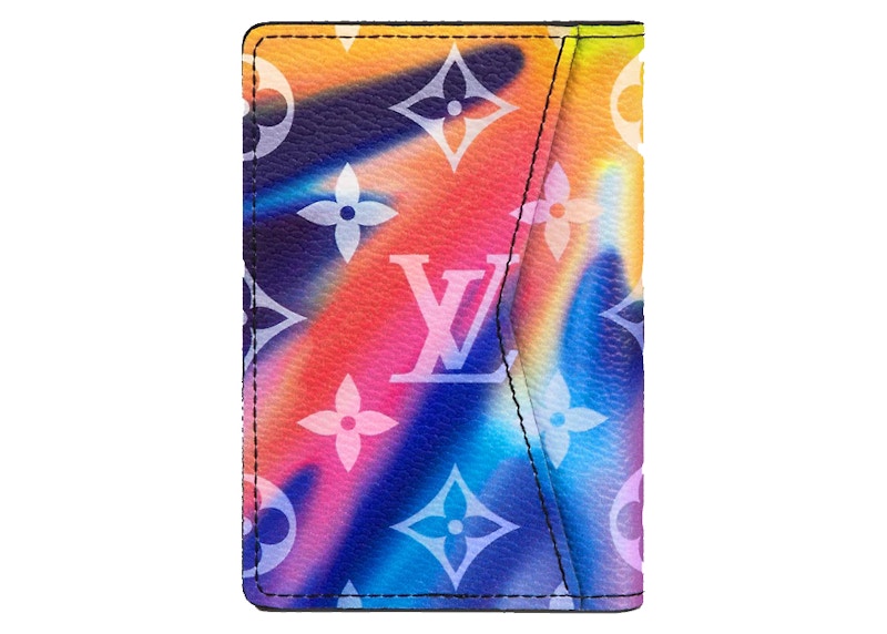 Louis Vuitton Pocket Organizer Sunset Monogram Multicolor in Coated ...