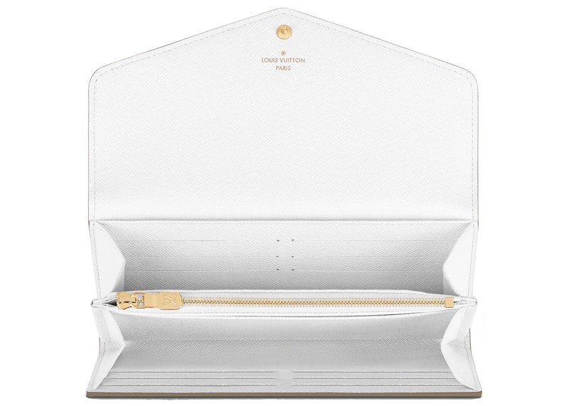 Louis Vuitton Sarah Wallet Sunset Kaki in Coated Canvas/Leather with ...