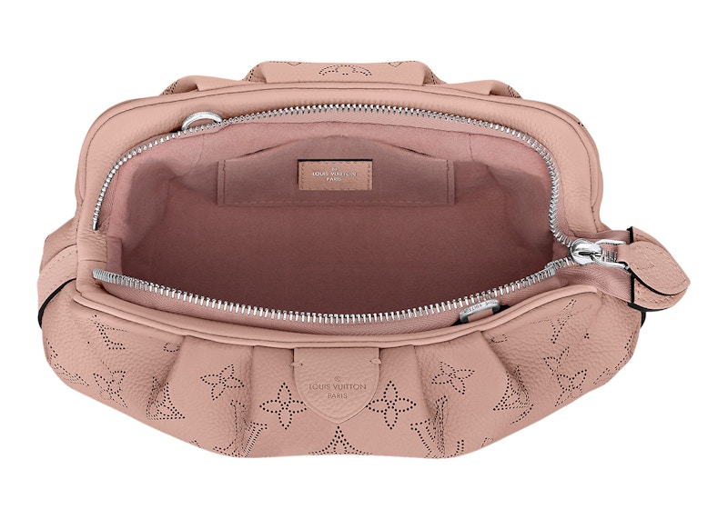 Louis Vuitton Scala Pouch Mini Mahina Perforated Magnolia Pink in Calf ...