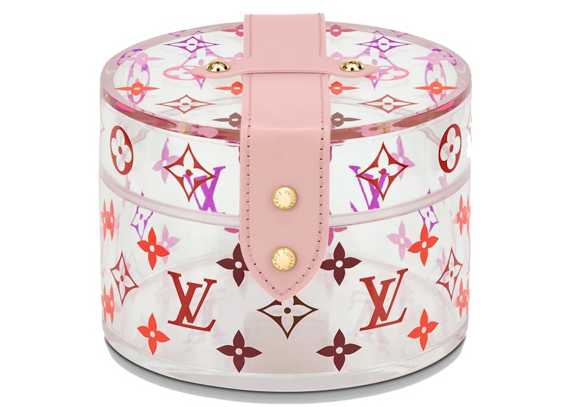 Louis Vuitton Scott Box Pink in Plexiglass/Leather with Gold-tone - US