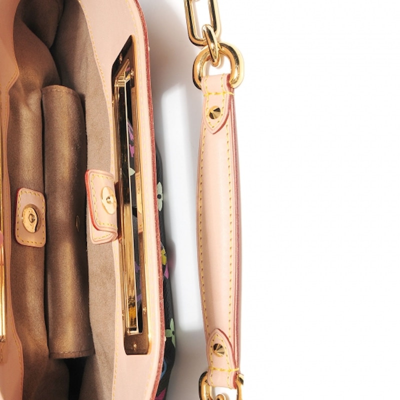 Louis Vuitton Shoulder Bag Judy Monogram Multicolor PM Noir Black in ...