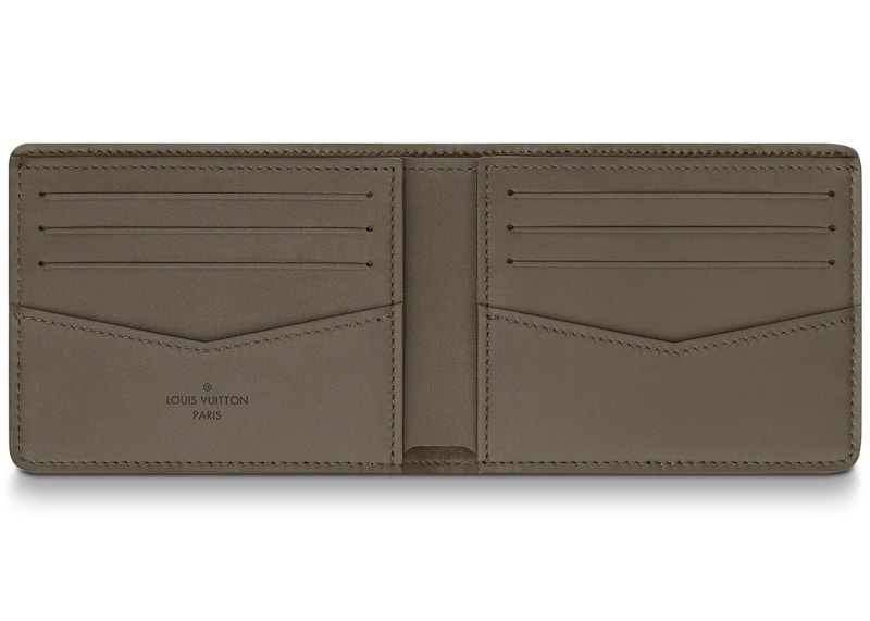 Louis Vuitton Slender Wallet Monogram Seal Khaki in Leather - US
