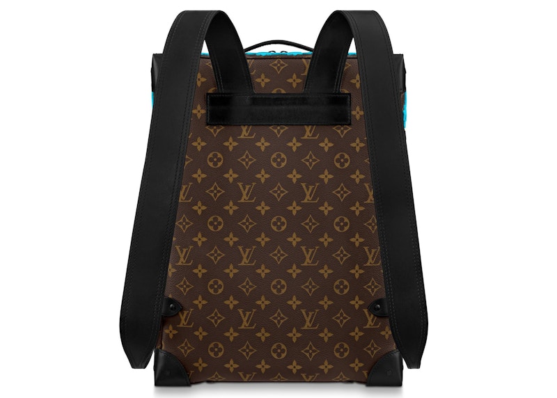 Louis Vuitton Soft Trunk Backpack Monogram Tuffetage PM Turquoise in ...