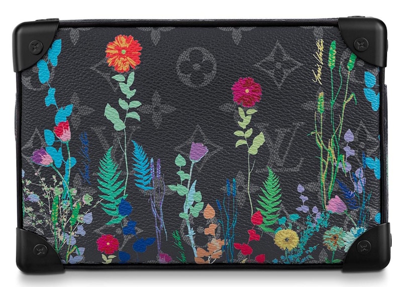 Louis Vuitton Mini Soft Trunk Monogram Eclipse Foliage in Coated Canvas ...