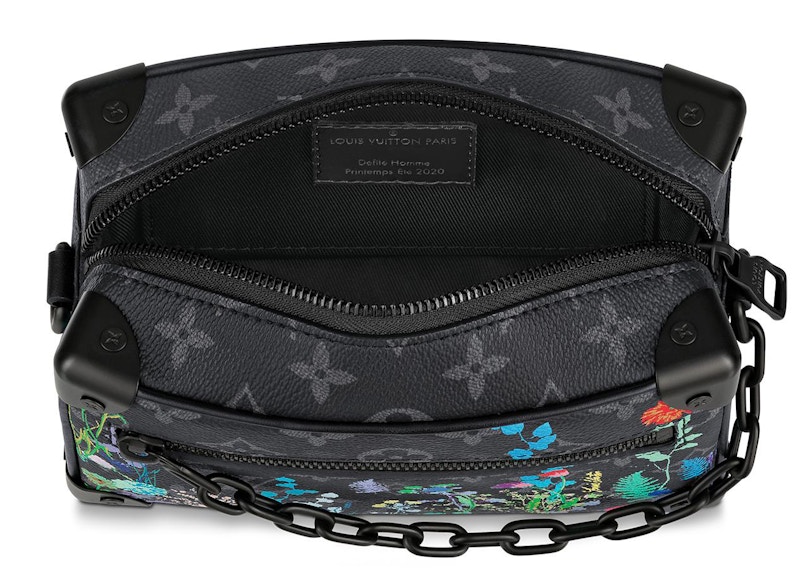 Louis Vuitton Mini Soft Trunk Monogram Eclipse Foliage in Coated Canvas ...
