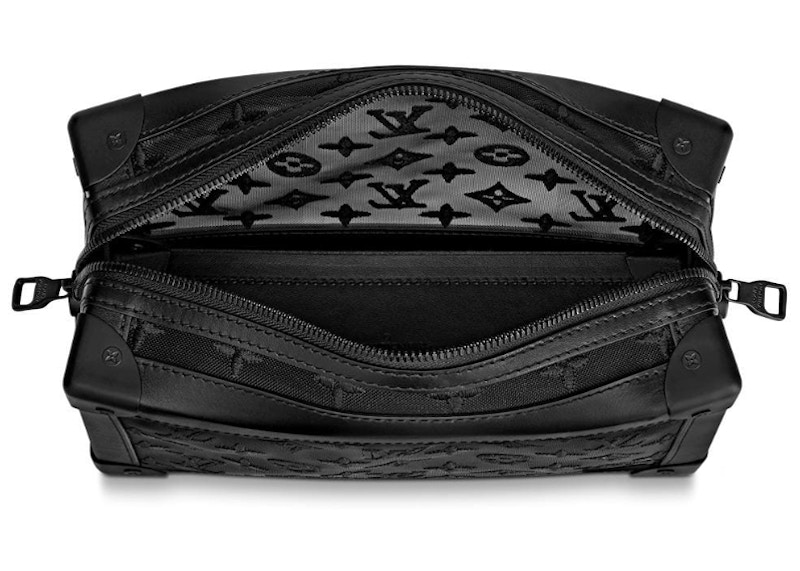 Louis Vuitton Soft Trunk Monogram Mesh Black in Mesh/Leather with Matte ...