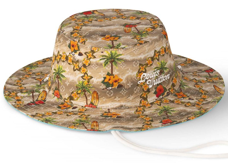 Louis Vuitton Surfin' Monogram Explorer Reversible Bucket Hat Beige in ...