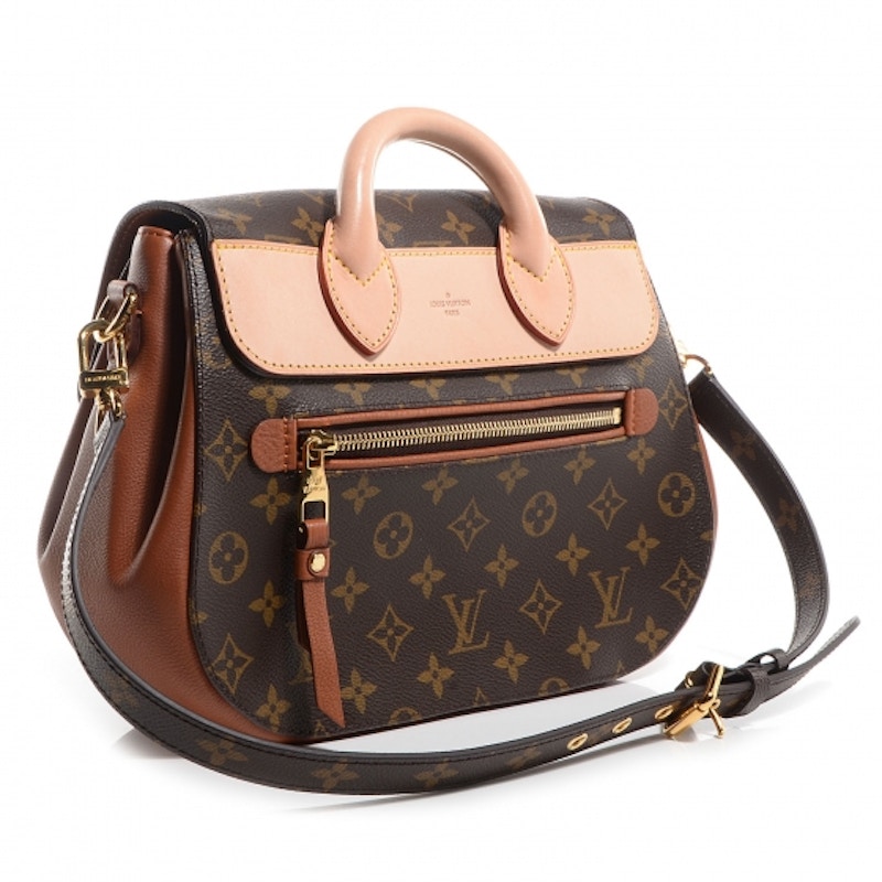 Louis Vuitton Eden Monogram MM Camel in Canvas/Leather with Brass - US