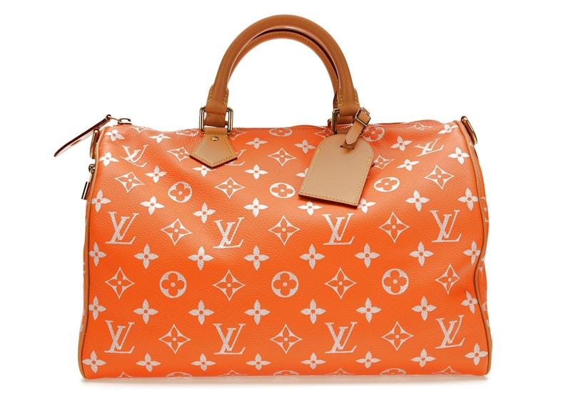 Louis Vuitton VIA Speedy P9 Bandouliere 40 Monogram Leather Orange in ...