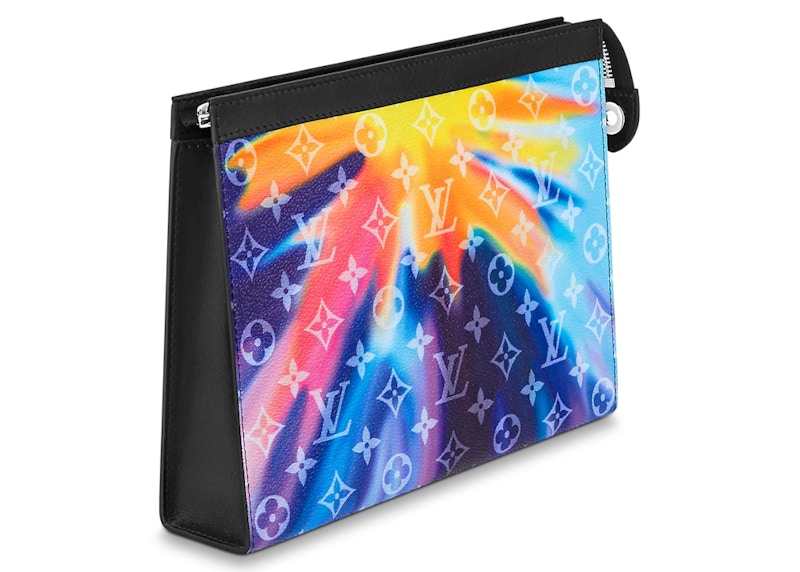 Louis Vuitton Voyage Pochette Sunset Monogram Multicolor in Coated ...