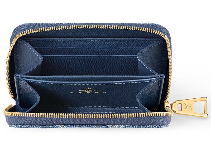 Louis Vuitton Zippy Coin Purse Monogram Denim Blue in Cotton Denim with ...