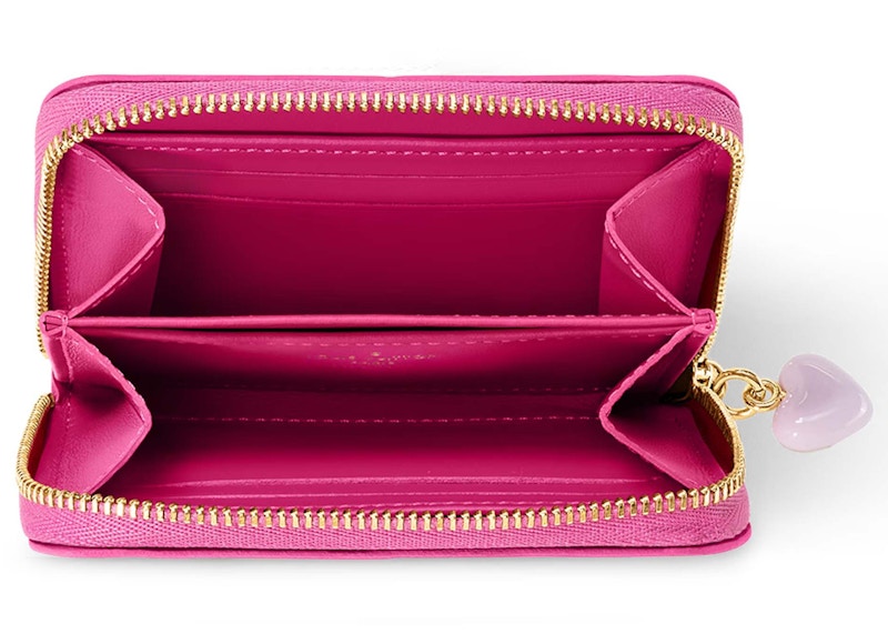 Louis Vuitton Zippy Coin Purse Neon Pink in Monogram Vernis Leather ...