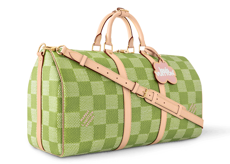 Louis Vuitton by Tyler, the Creator Keepall Bandouliere 50 Green Damier ...