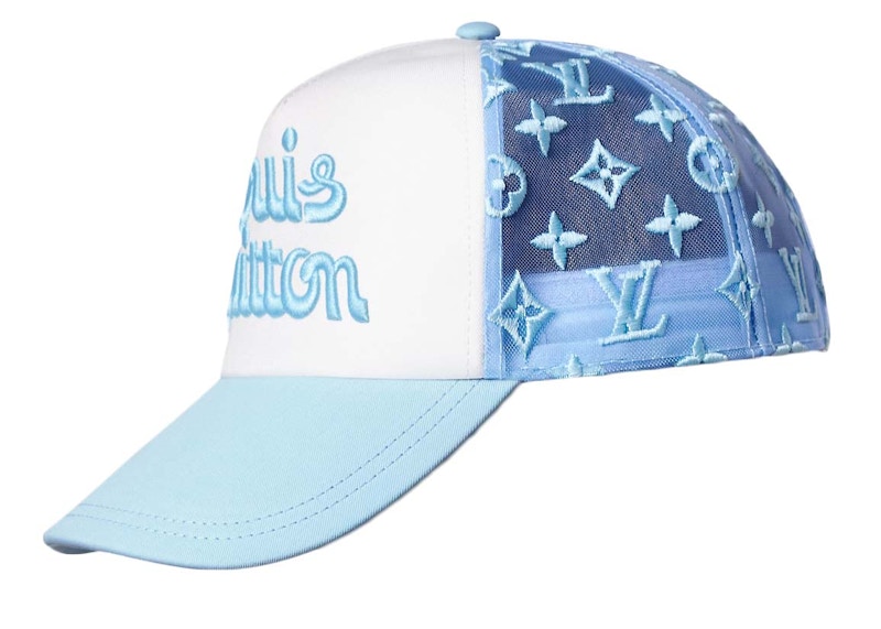 Louis Vuitton by Tyler, the Creator Mesh Signature Cap Blue in Cotton - US