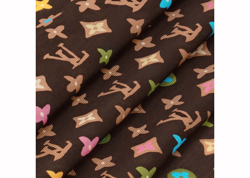 Louis Vuitton by Tyler, the Creator Monogram Craggy Stole Brown in Silk ...