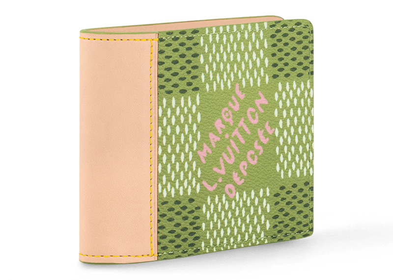 Louis Vuitton by Tyler, the Creator Slender Wallet Green Damier Golf in ...