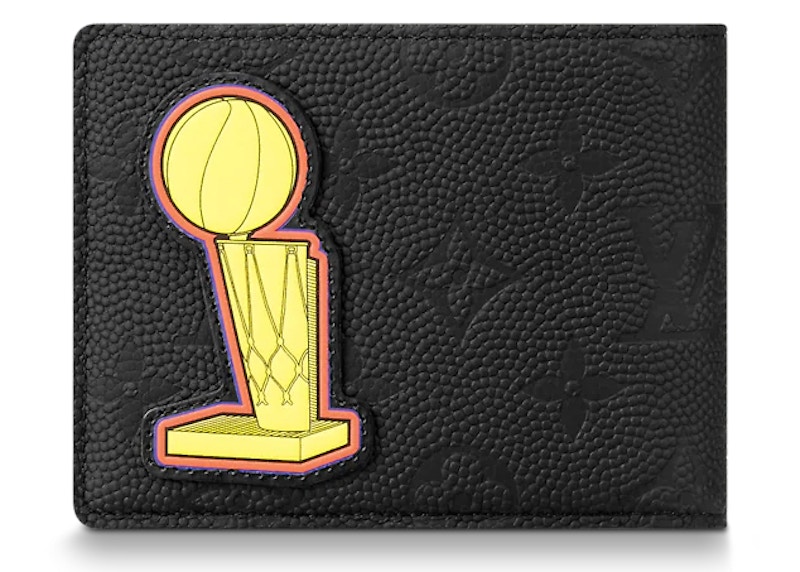 Louis Vuitton x NBA Hero Jacket Leather Multiple Wallet Monogram Black ...