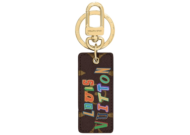 Louis Vuitton x NBA Letters Tab Key Holder & Bag Charm Monogram Brown ...