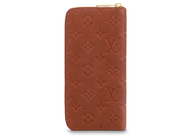 Louis Vuitton x NBA Zippy Wallet Vertical Brown in Ball Grain Leather ...