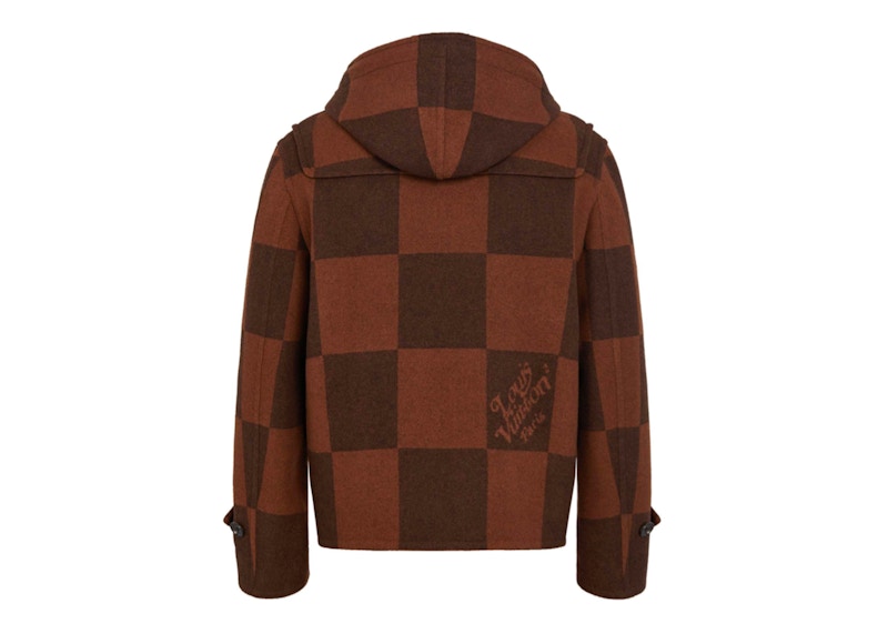Louis Vuitton x Nigo Giant Damier Duffle Coat Chocolate Men's - SS20 - US