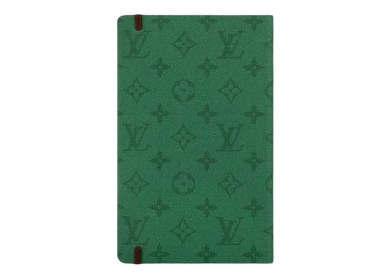 Louis Vuitton x Sun Yitian Jane Notebook MM Green Monogram in Fabric - US