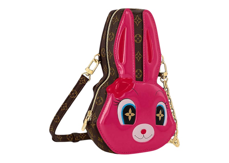 Louis Vuitton x Sun Yitian Wallet On Chain Rabbit Pink in Coated Canvas ...