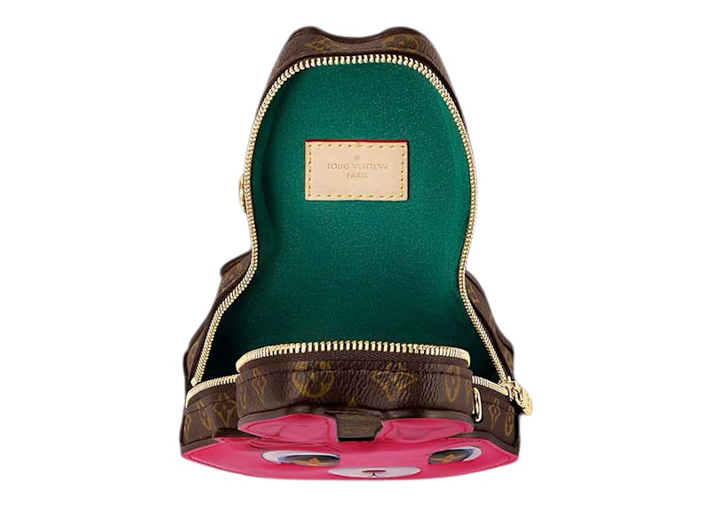 Louis Vuitton x Sun Yitian Wallet On Chain Rabbit Pink in Coated Canvas ...