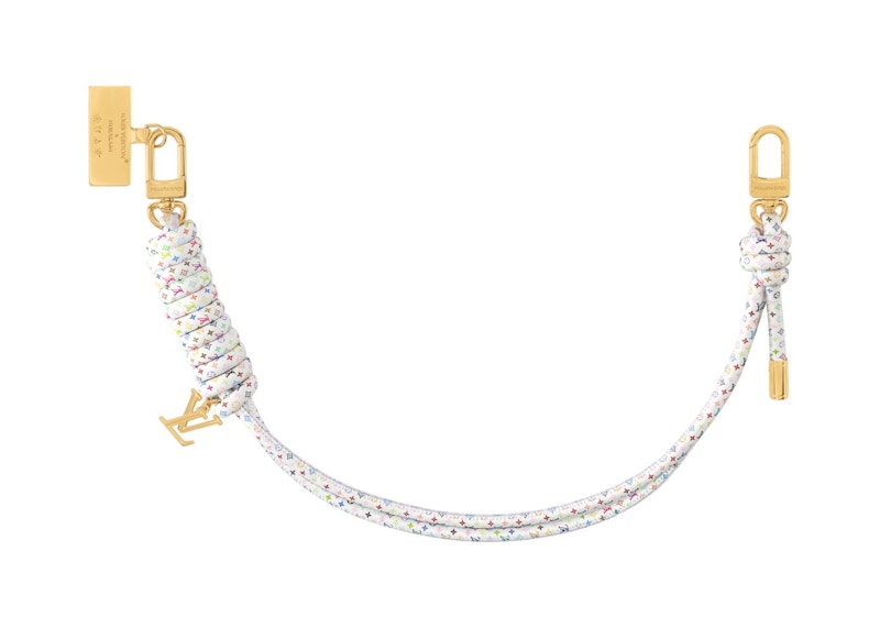 Louis Vuitton x Takashi Murakami Knot Bag Charm Multicolored in Leather ...