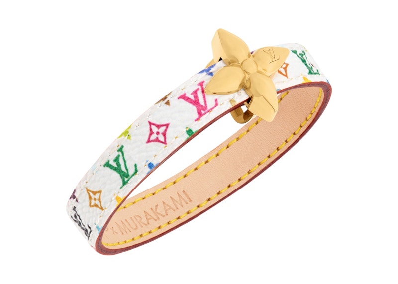 Louis Vuitton x Takashi Murakami Mini Flowergram Bracelet White ...