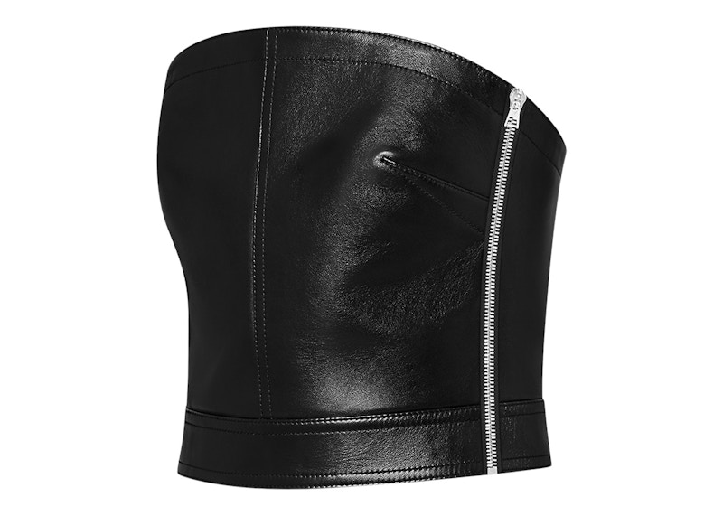 Louis Vuitton x Yayoi Kusama Buttons Leather Bustier Black - FW22 - US