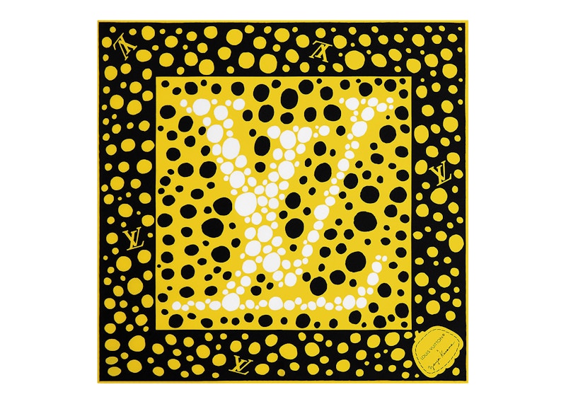 Louis Vuitton x Yayoi Kusama Infinity Dots Square 45 Yellow/Black in ...