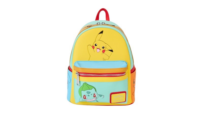 Loungefly Pokémon Color Block Starters Mini Backpack Multicolor in ...