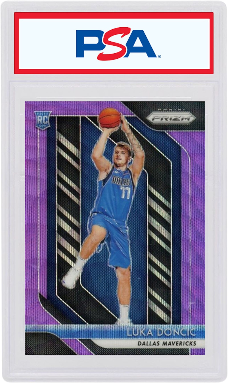 Luka Doncic 2018 Panini Prizm Rookie Purple Wave #280 - 2018