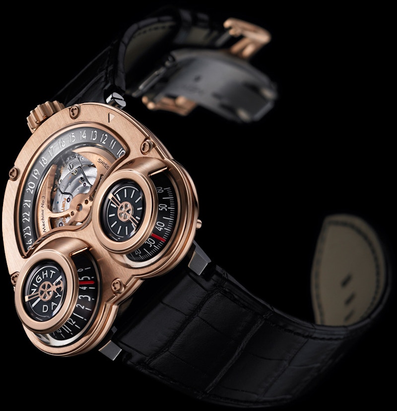 MB&F HM3 30.RTL.B 47mm in Titanium/Rose Gold - GB