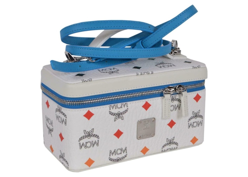 MCM Rockstar Rainbow Spectrum Visetos Vanity Case Box Bag White in ...