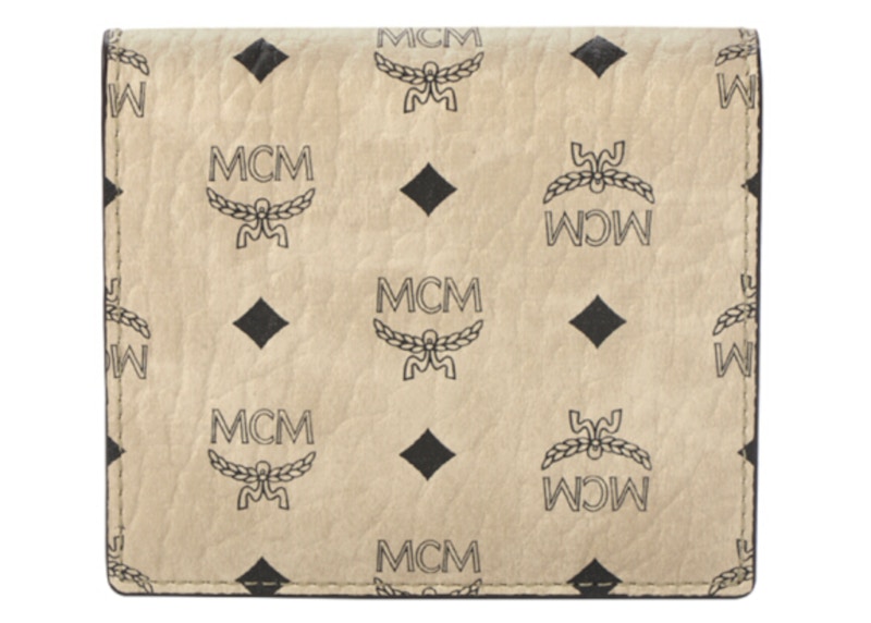 MCM Wallet Beige in Leather with Gold-tone - US