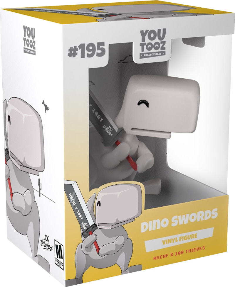 MSCHF x 100 Thieves Dino Swords Vinyl Figure - US