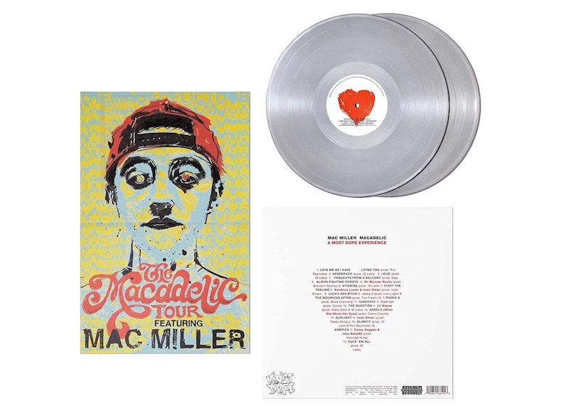 Mac Miller Macadelic 10th Anniversary Deluxe 2XLP Vinyl Silver - US