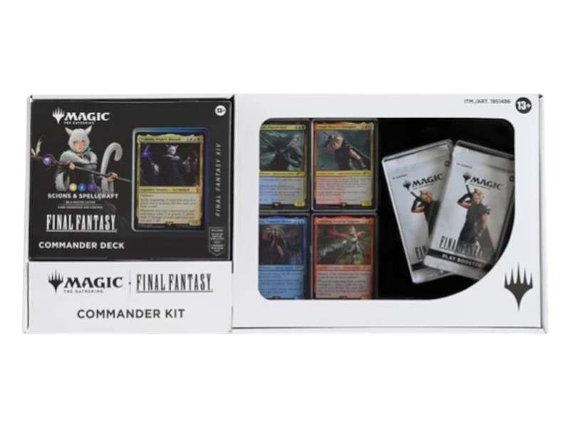 2025 Magic: The Gathering Final Fantasy Costco Commander Kit Bundle Box ...