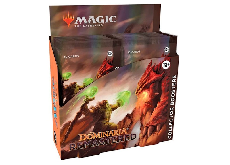 Magic: The Gathering TCG Dominaria Remastered Collector Booster Box 12 ...