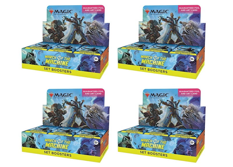 Magic: The Gathering TCG March of the Machine Set Booster Box 4x Lot - KR
