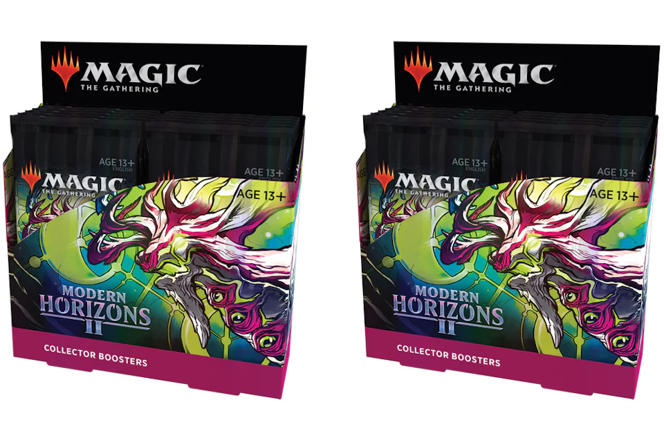 Magic: The Gathering TCG Modern Horizons 2 Collector Booster Box 2x Lot ... Magic: The Gathering TCG Modern Horizons 2 Collector Booster Box 2x Lot ...
