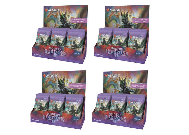Magic: The Gathering TCG Modern Horizons 2 Set Booster Box 4x Lot - US