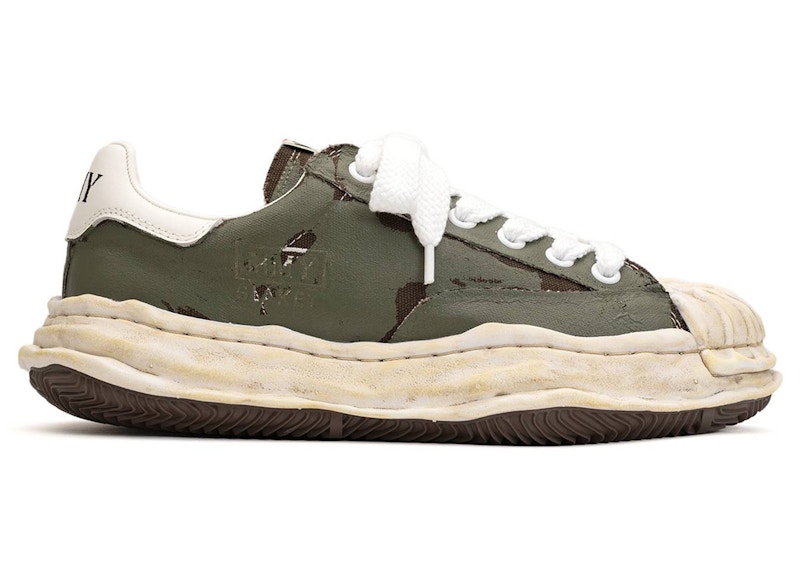 Maison Mihara Yasuhiro Blakey OG Film Attached Canvas Low Khaki Men's ...