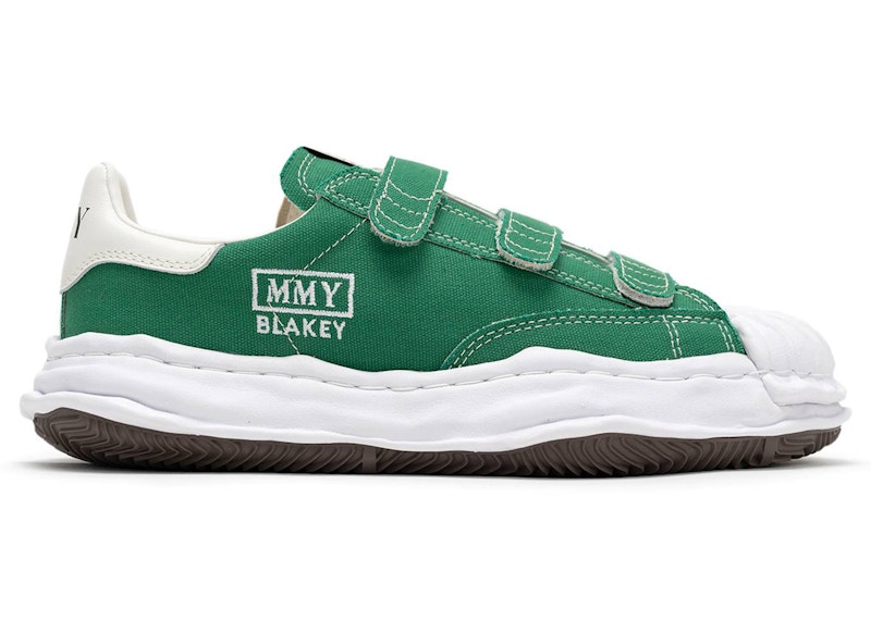 Maison Mihara Yasuhiro Blakey OG Sole Canvas Low Velcro CL Green Men's ...