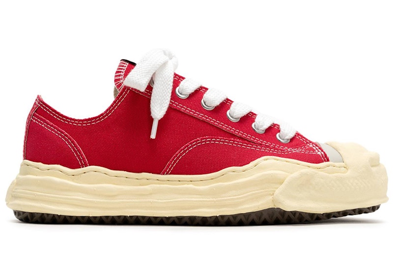Maison Mihara Yasuhiro Hank VL OG Sole Canvas Low Red Men's - A09FW734 ...