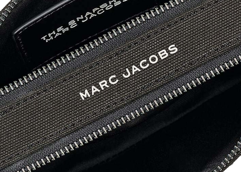 Marc Jacobs The Crystal Canvas Snapshot Black Crystal in Cotton Canvas ...