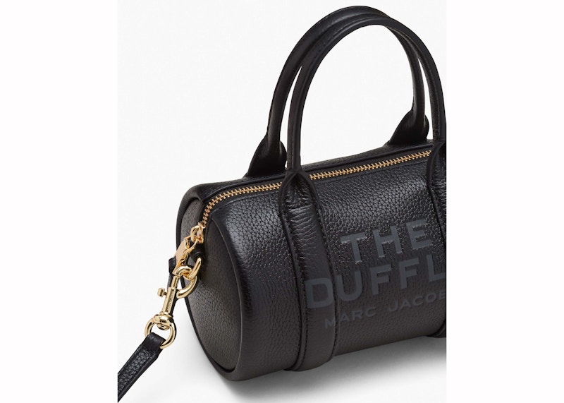 Marc Jacobs The Leather Mini Duffle Black in Leather - US