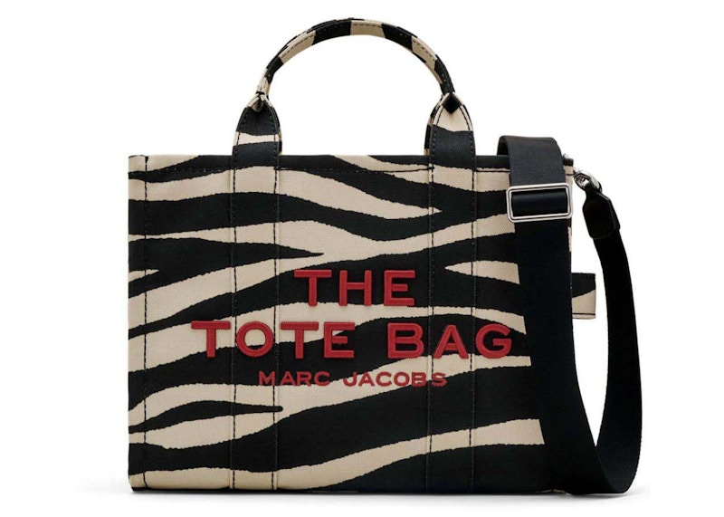 Marc Jacobs The Medium Sack Bag Black/White in Leather - US