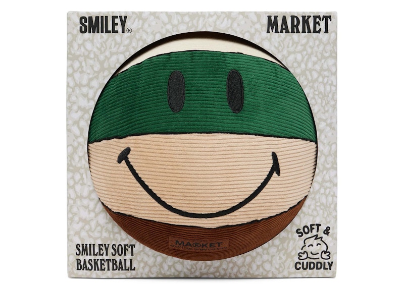 Market SMILEY Cord Panel Plush Basketball - FW22 - US